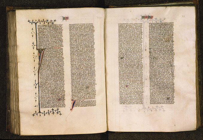Postilla in Bibliam - Initiale ornée